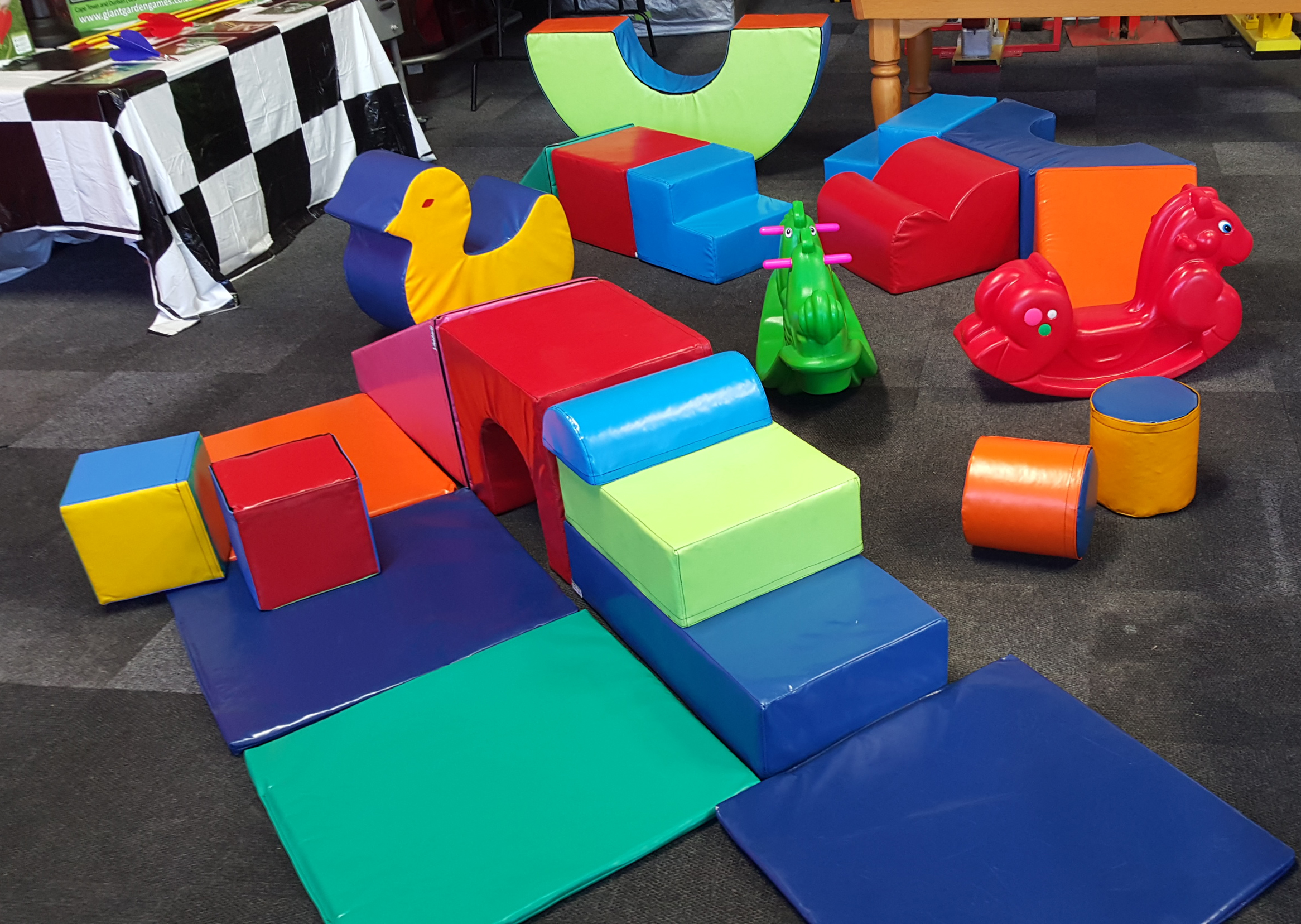 Kiddies Soft Play Set Up For Hire - available for hire from Blackball ...